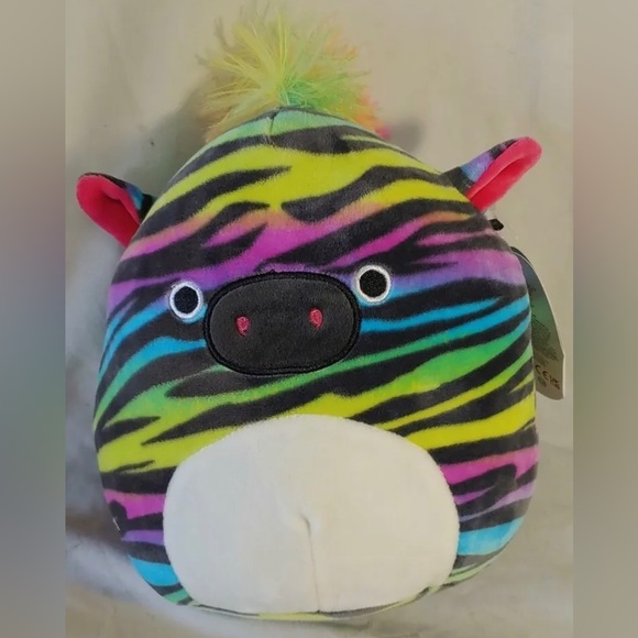 Squishmallows | Toys | Nwt 8 Safiyah The Rainbow Zebra Squishmallow ...